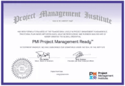 PMI Project Management Ready